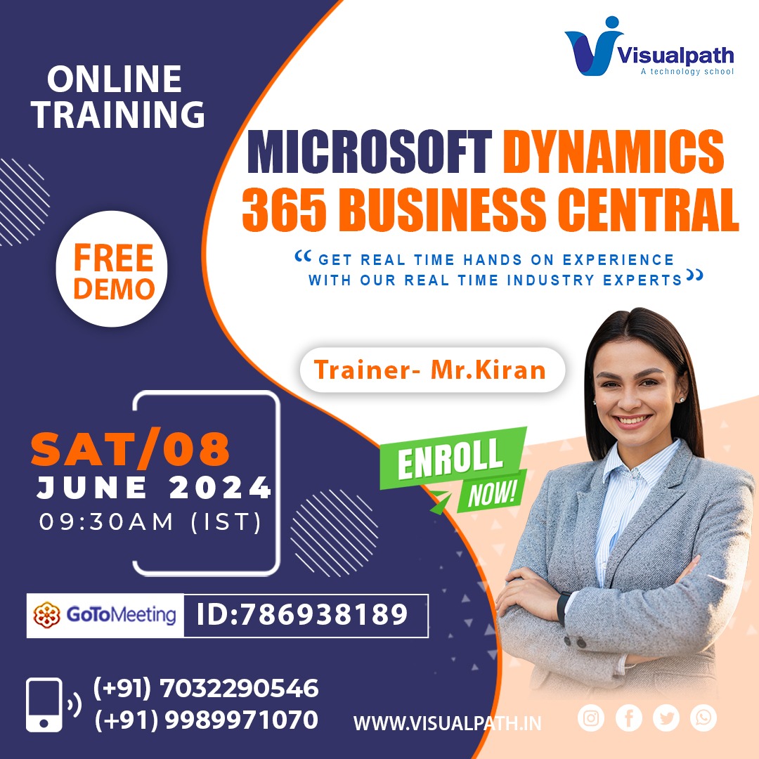 Microsoft Dynamics 365 Business Central Training Course in Hyderabad | Visualpath