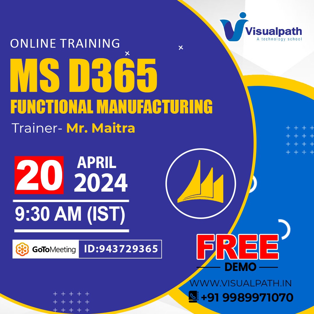 D365 Manufacturing | Microsoft Dynamics 365 Training