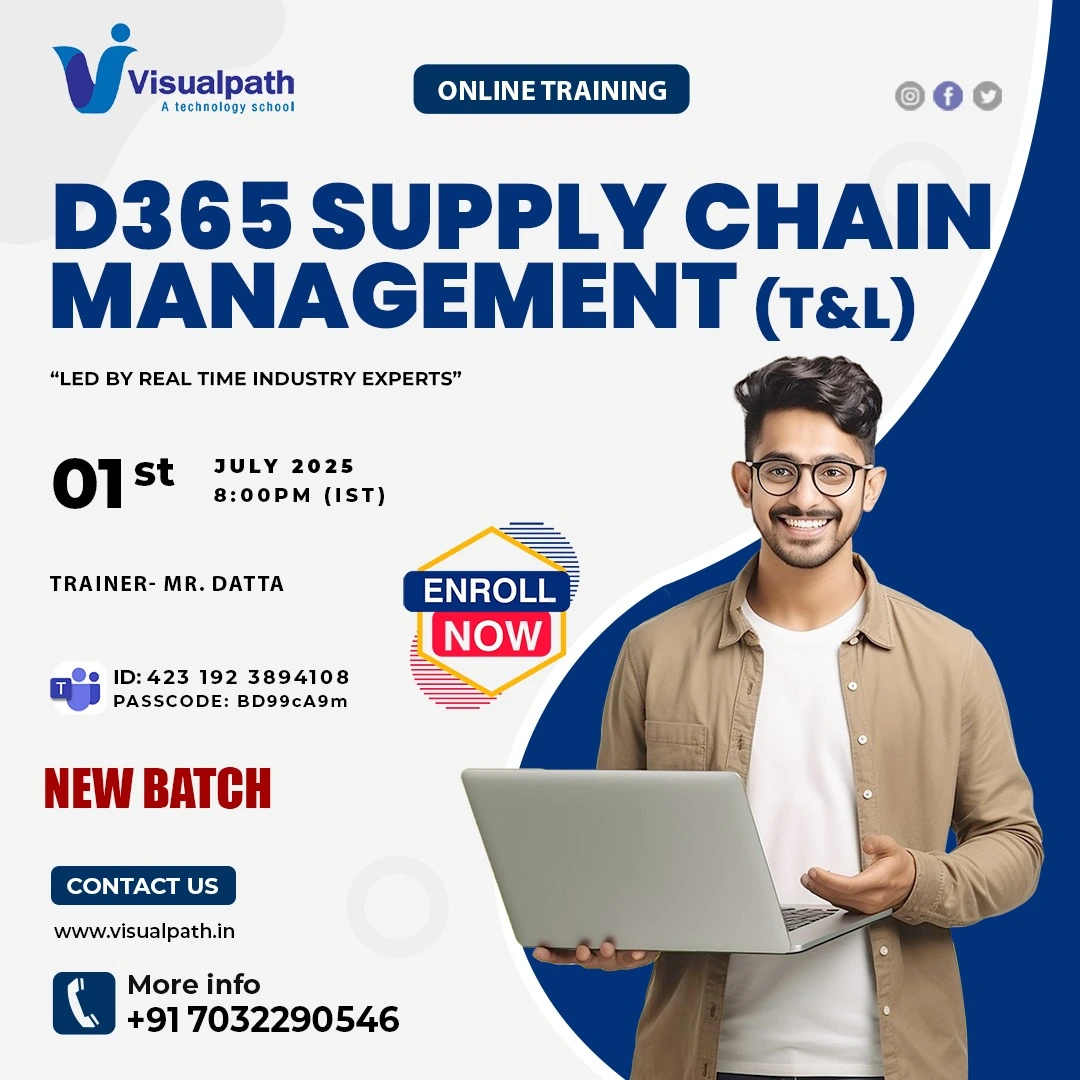 Dynamics 365 Supply Chain Management Training – Visualpath